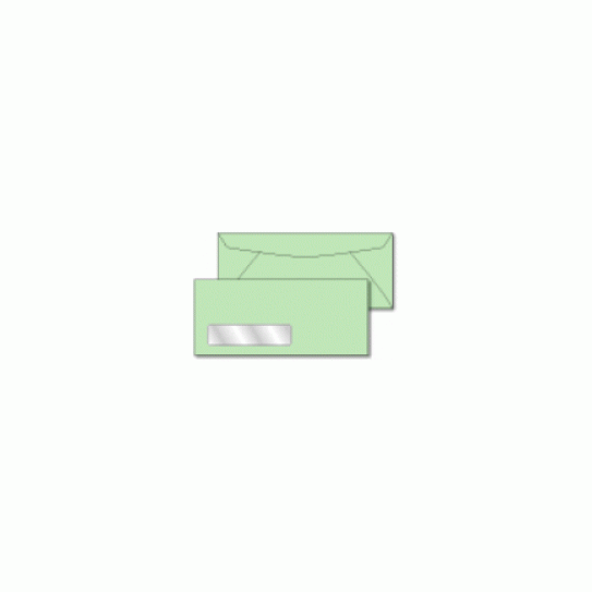 10 Green Window Envelopes - Fast and Fast Shipping - Made in the USA