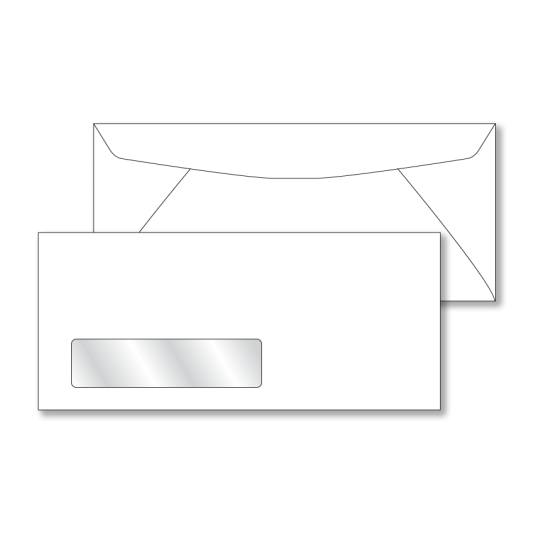 9 White Window Envelopes - Order Online - Fast Shipping - One to Full ...